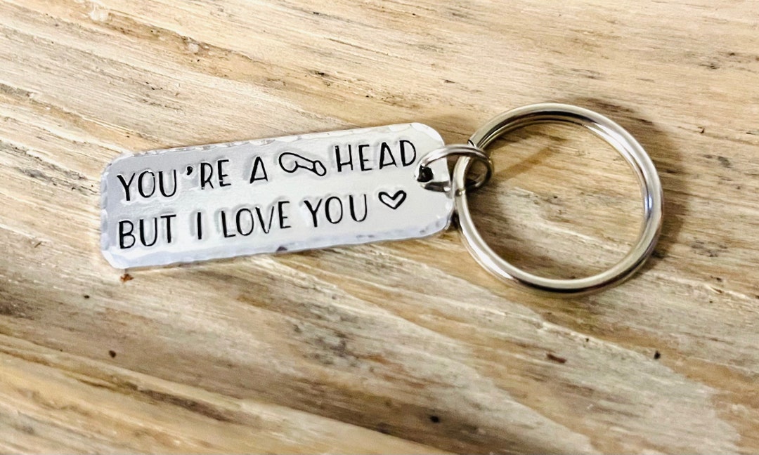 Nob Head Keyring Knob Head Dick Head Valentines Gift - Etsy