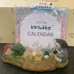 Vintage My Neighbor Totoro Calendar Photo Frame - Studio Ghibli, Tonari ...