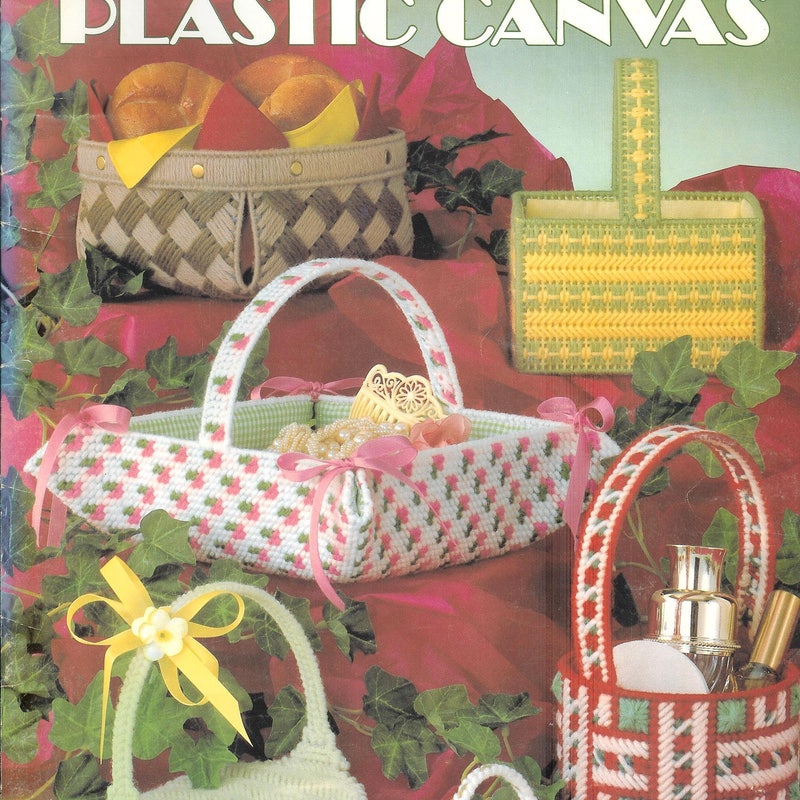 Plastic Canvas Flowers - Etsy