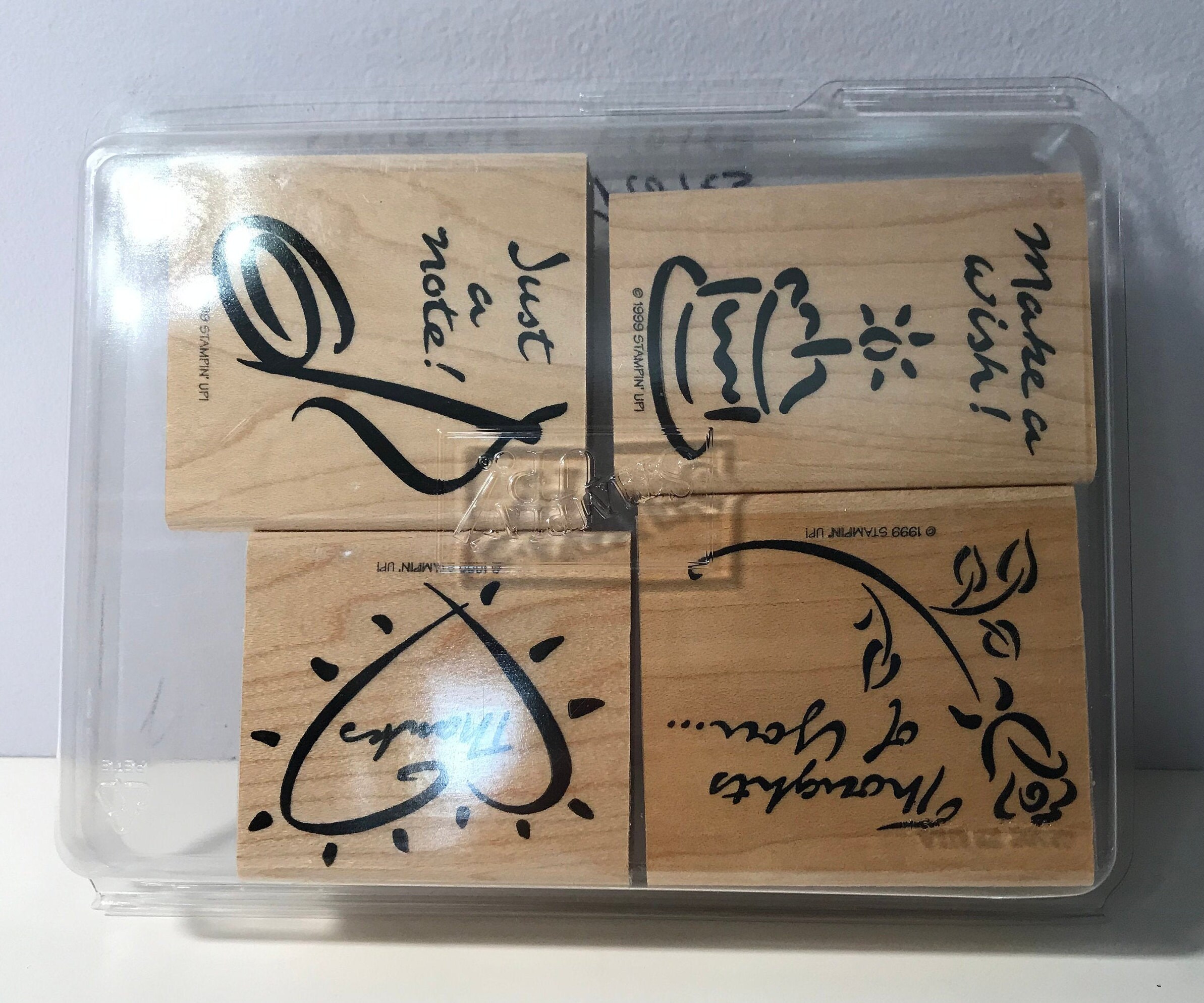 Vintage Stampin Up Stamp Sets, Notable Notes & Petite Patterns - Etsy.de