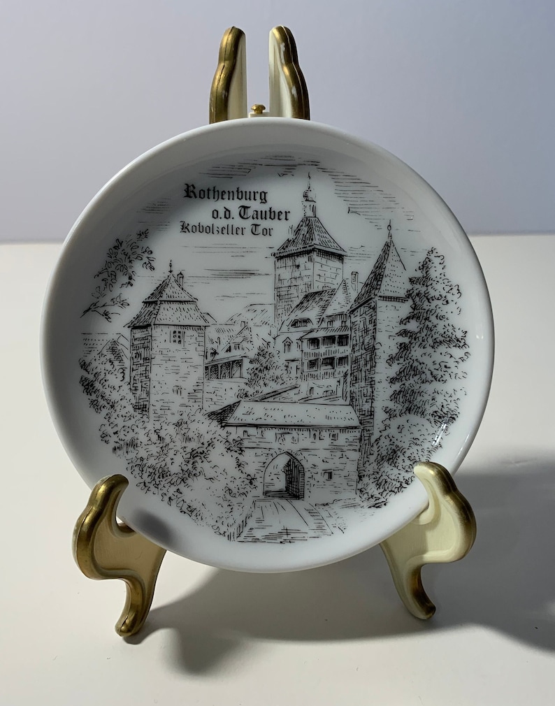 Vintage Mini German Plates/german Souvenir Plates Set of 4/retro ...
