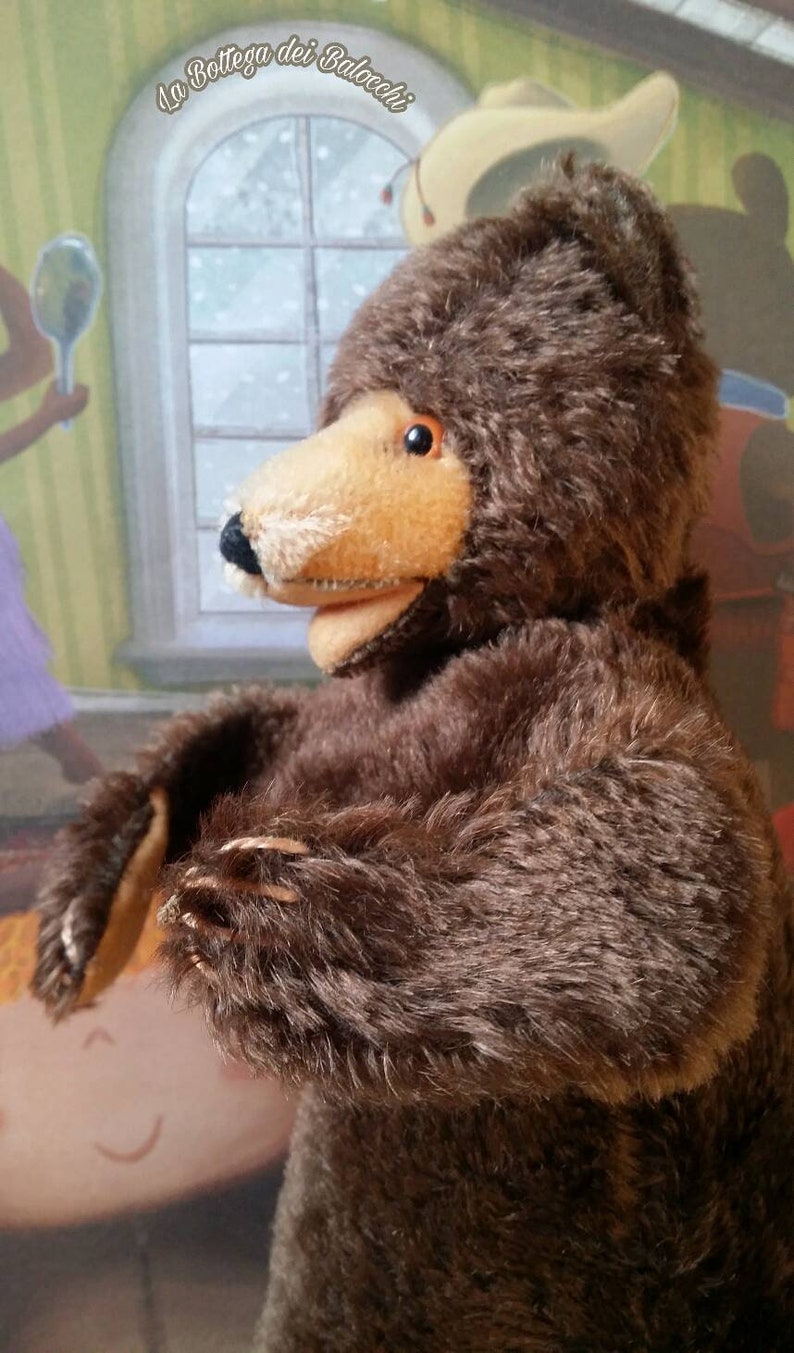 Vintage Steiff Teddy Bear Hand Puppet | Etsy