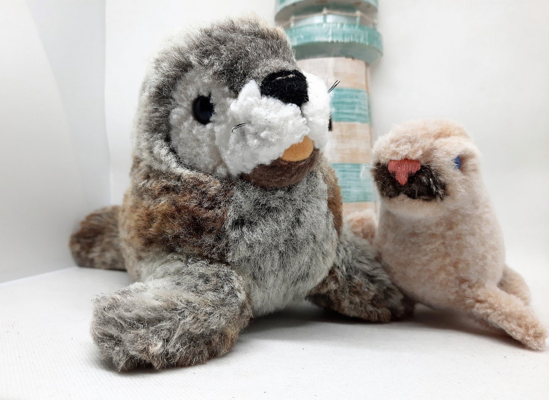 Vintage Steiff Seal Robby & Walrus Wally - Etsy