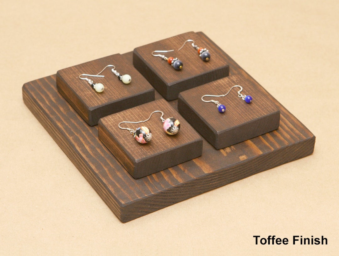 Wooden Jewelry Display Riser for Ring Earring Bracelet / R006 - Etsy