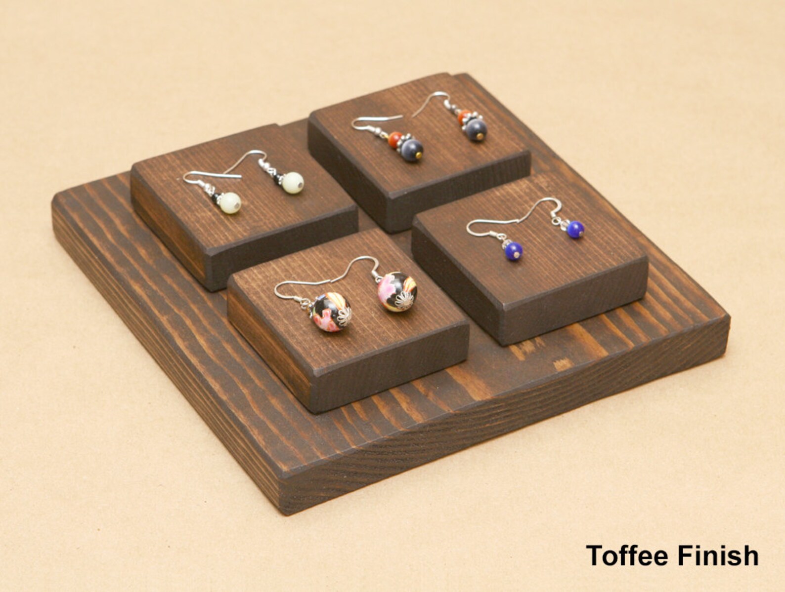 Wooden Jewelry Display Riser for Ring Earring Bracelet / R006 - Etsy