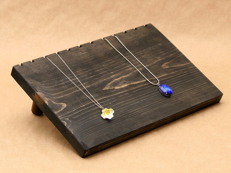 Wooden Necklace Pendant Display Board /necklace Display / | Etsy