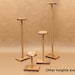 Hat Display Stand / Wooden Hat Stand / Bonnet / Collapsible Hat Display ...