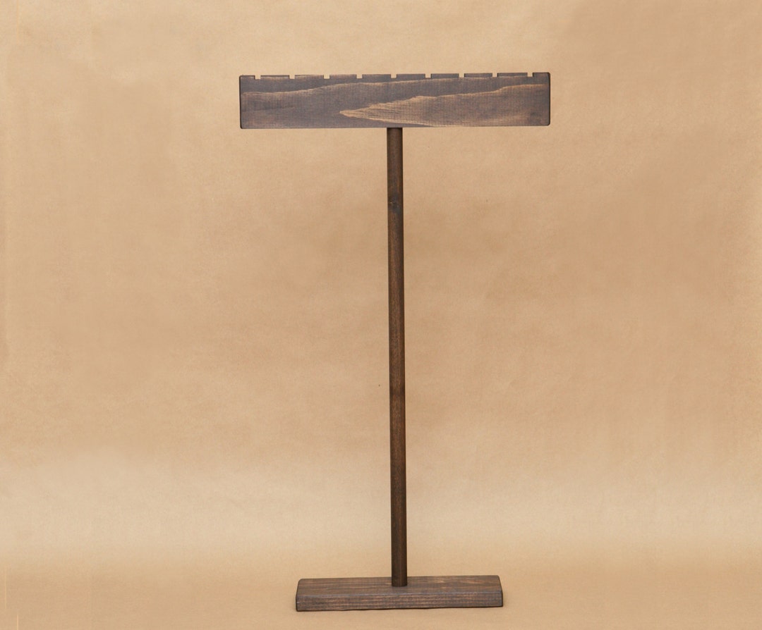Large Necklace Display T Bar / Front-facing Necklace Holder / T-bar / T ...