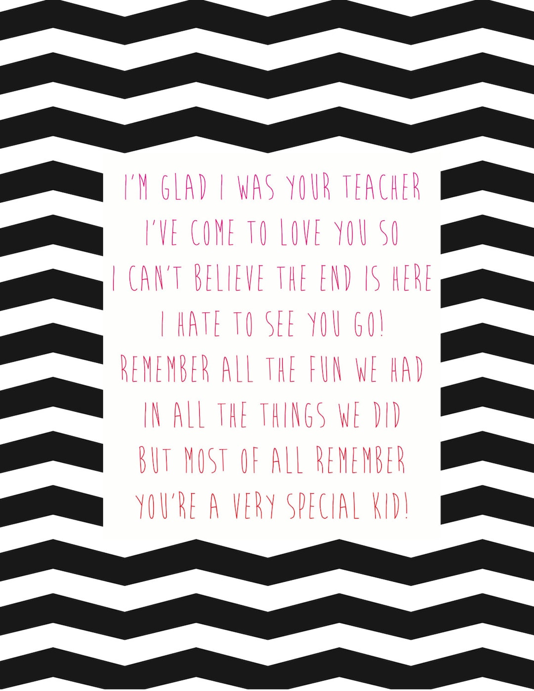End of Year Poem for Students From Teacher - Etsy