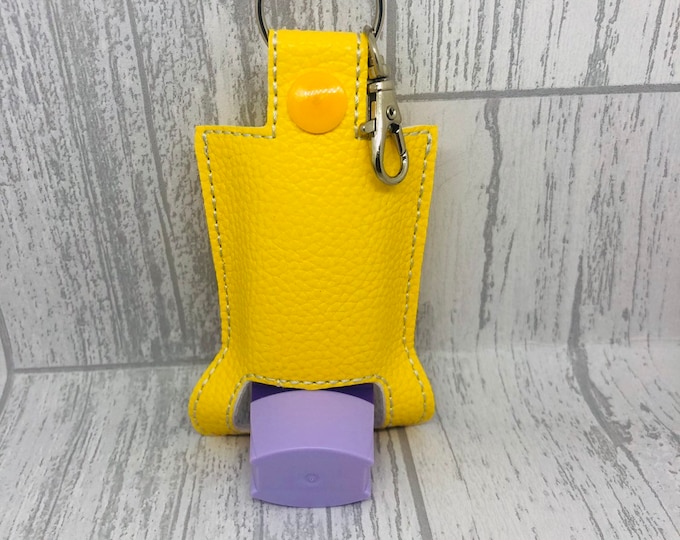 Yellow Inhaler Holder Cover Inhaler Keyring - Etsy