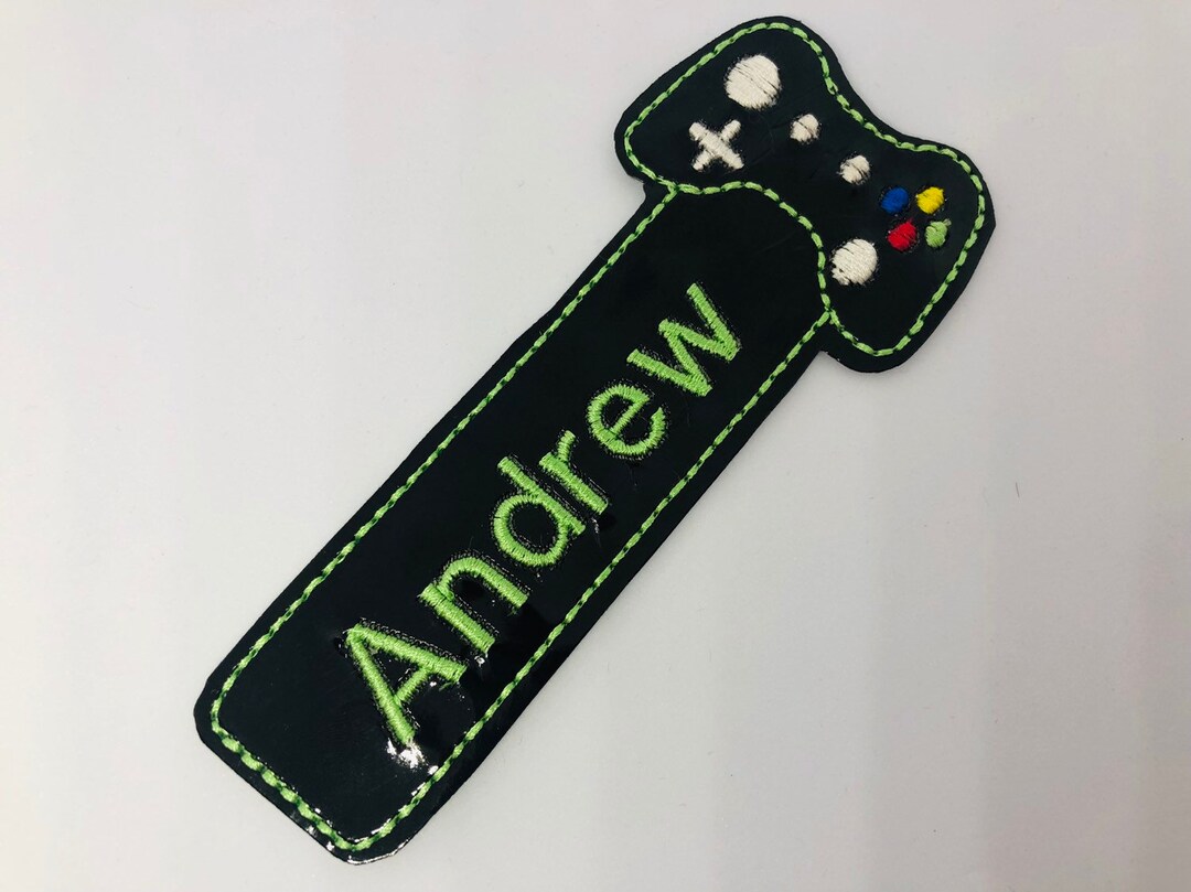 Personalised Game Controller Bookmark Boys Bookmark Gamer Bookmark Any ...