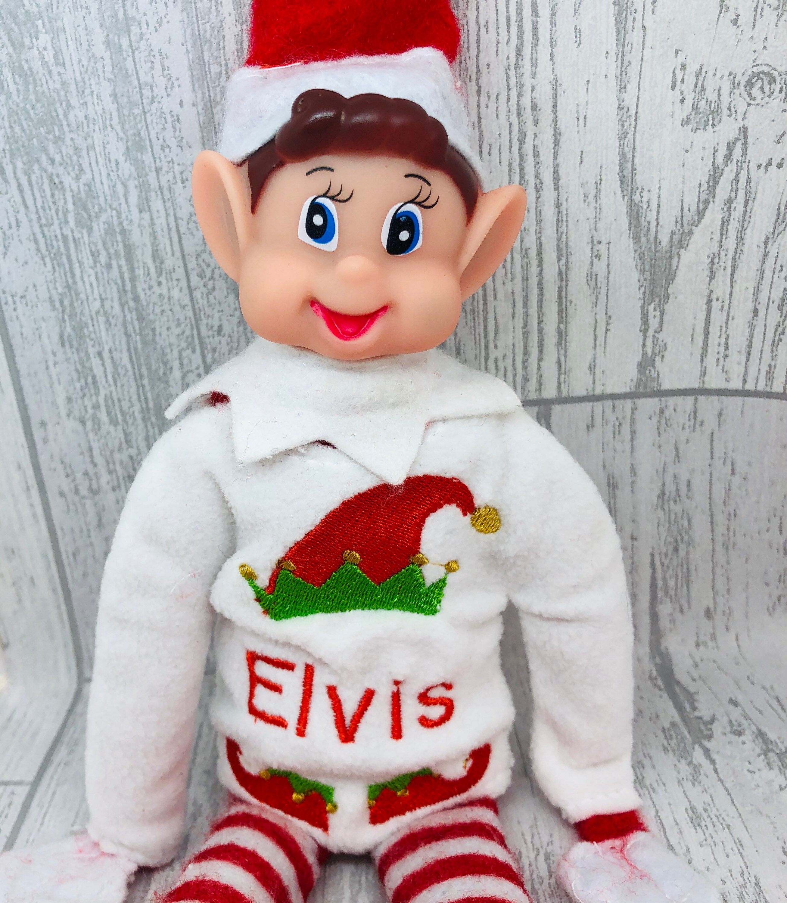 Personalised Elf Jumper Any Text Elf Sweater Elf Clothes Christmas Elf ...