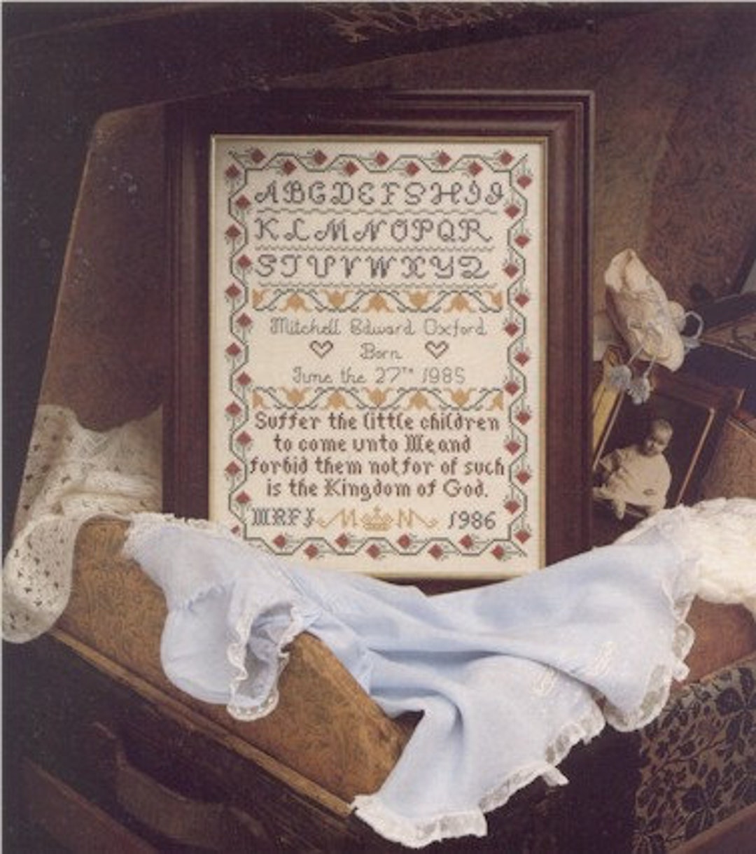 Birth Sampler Kit for Counted Cross Stitch- #6K - Etsy