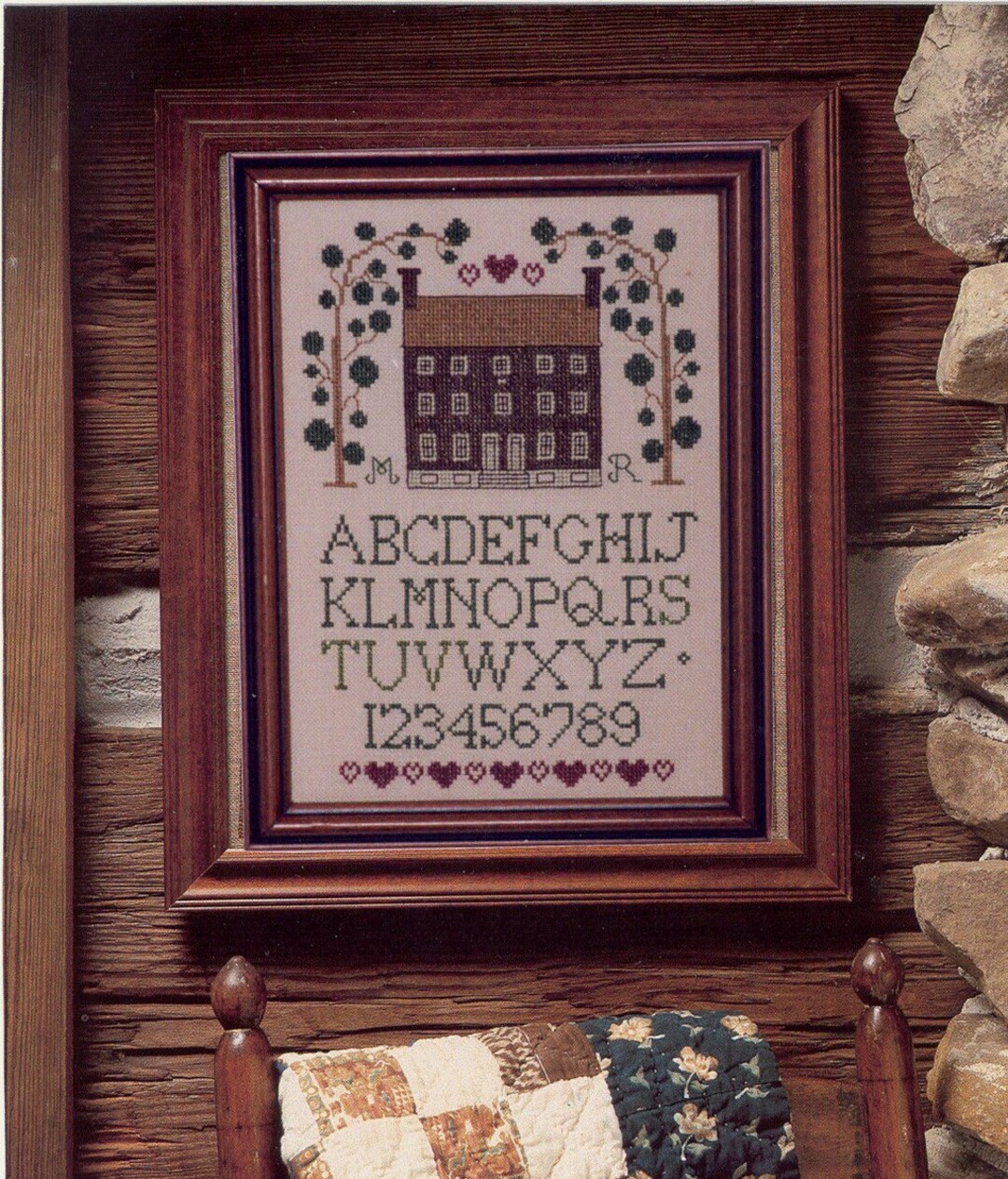 Shaker Mulberry Tree Sampler" Kit for Counted Cross Stitch - #10AK - Etsy