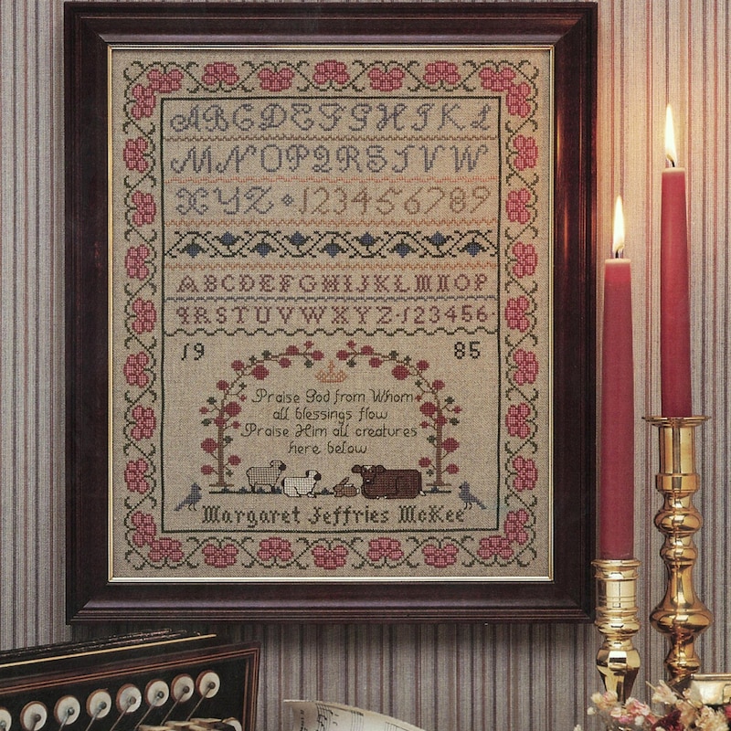 Cross Stitch Sampler Kit - Etsy