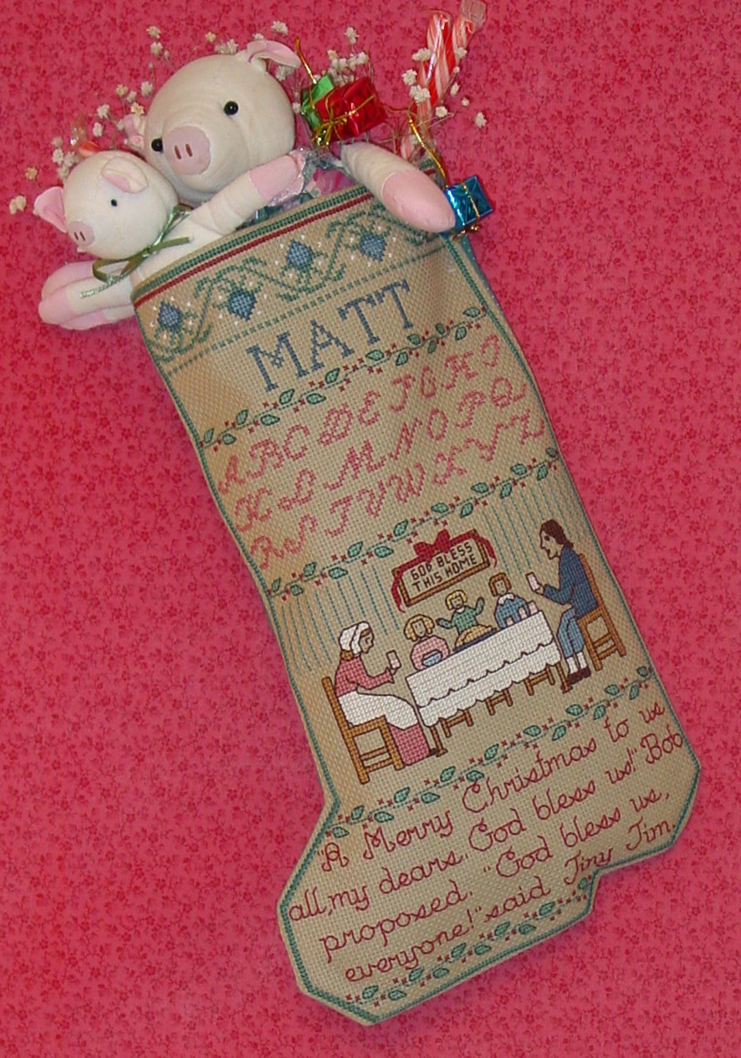 Dickens' Sampler Four - Tiny Tim Kit for Counted Cross Stitch - #54K - Etsy
