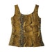 Vintage 2000s Era Glitzy Animal Print Tank Top Size M Glam Fashion Y2K ...