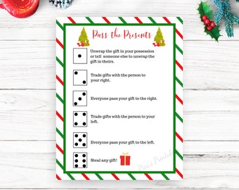 Pass the Gift Game - Etsy
