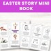 Easter Story Mini Book, Easter Story Cards, Sunday School Craft, the ...