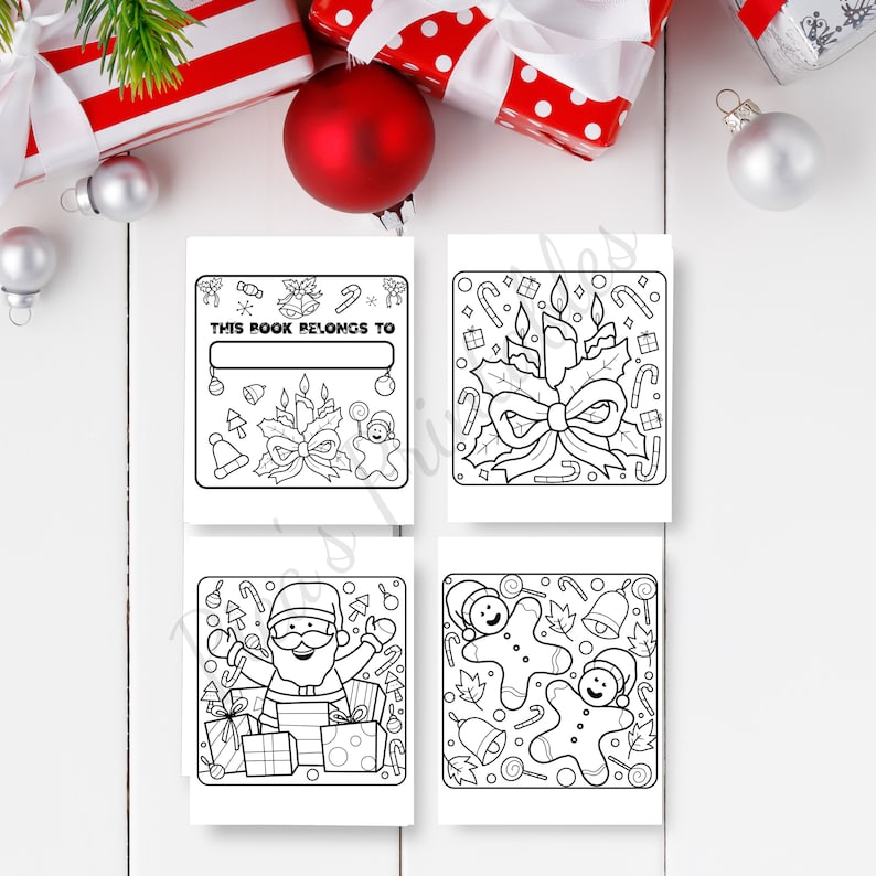 Christmas Coloring Pages, Printable Christmas Coloring Page, Christmas ...