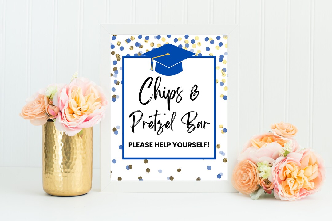 Printable Pretzel Bar Sign, Printable Pretzel Sign, Pretzel Station ...