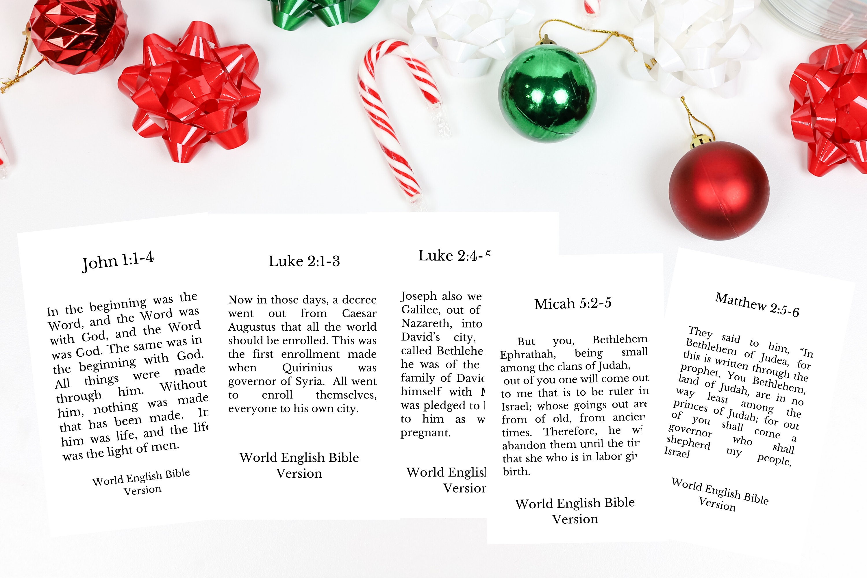 Printable Advent Calendar, Christmas Countdown, Bible Verse, Scripture ...
