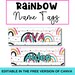 Editable Boho Rainbow Classroom Labels, Printable Classroom Name Tags ...