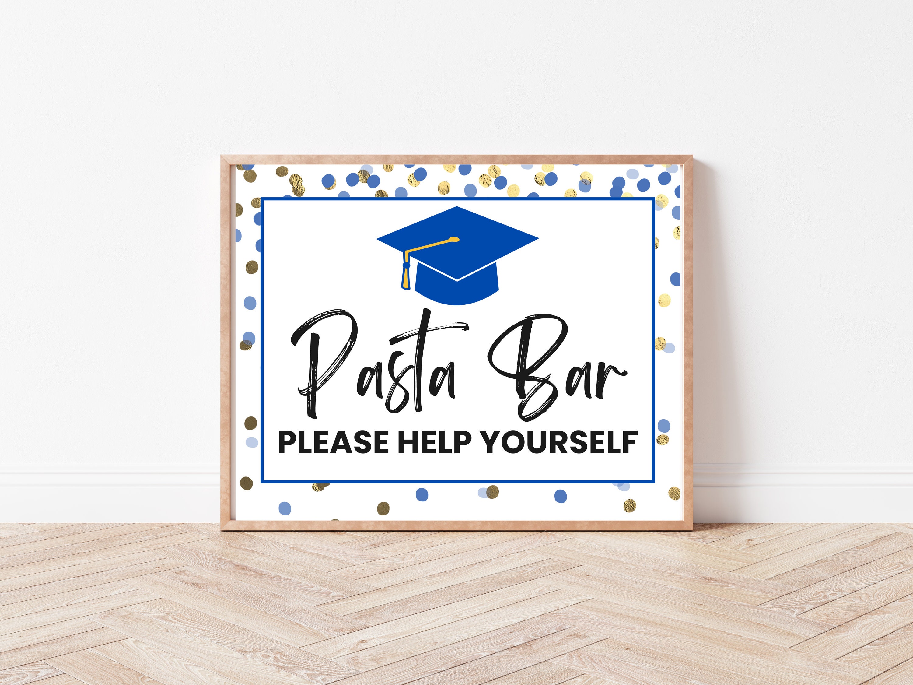 Graduation Party Pasta Bar Sign, Open House Sign, Graduation Party ...