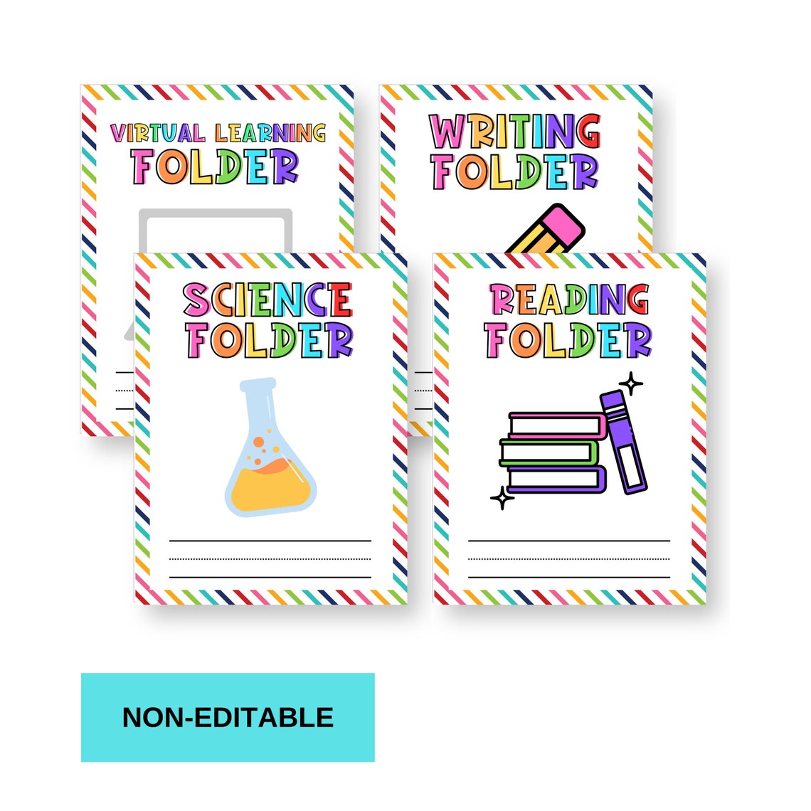 Take Home Folder Covers, Student Homework Folder, Homework Folder Cover ...