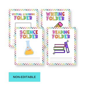 Take Home Folder Covers, Student Homework Folder, Homework Folder Cover ...