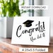 Printable Graduation Card, Congratulations Graduate, Folding Graduation ...