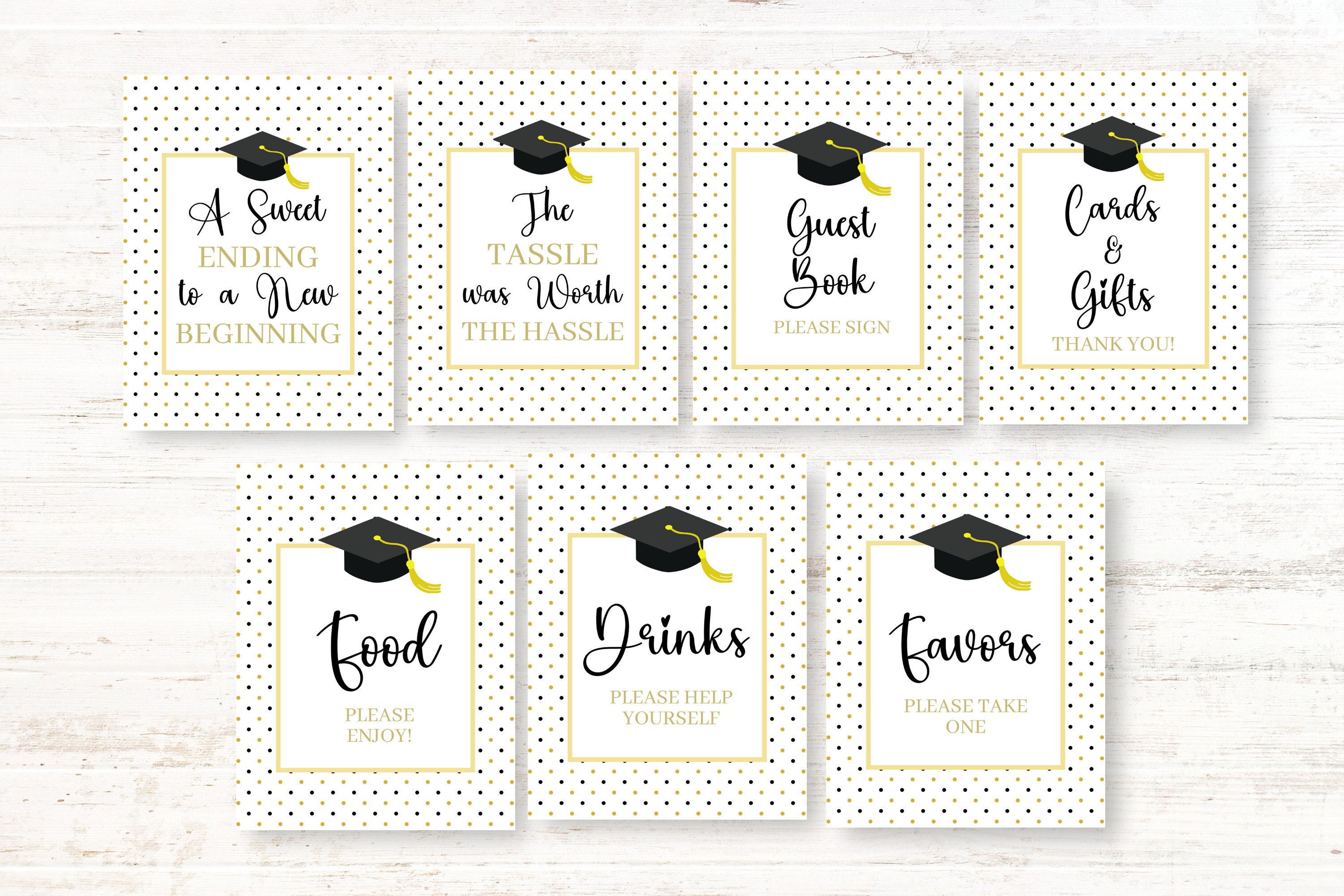 Grad Table Signs, Printable Graduation Signs, Graduation Table Signs ...