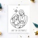 Christmas Coloring Pages, Printable Christmas Coloring Page, Joy to the ...