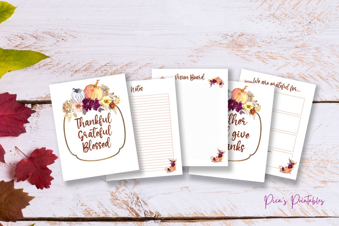 Thanksgiving Planner, Thanksgiving Binder, Thanksgiving Meal Planner ...