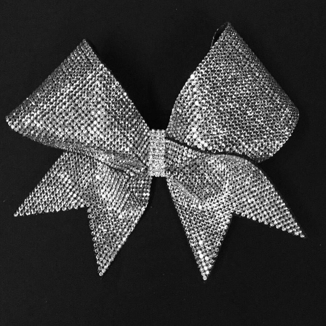Blinged Out Rhinestone Cheer Bow - Etsy