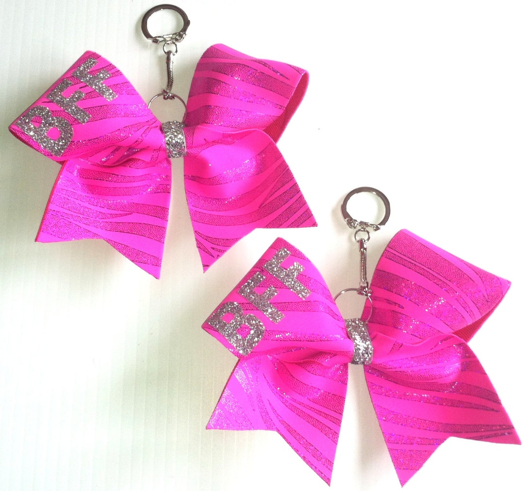 BFF Bow Keychains - Etsy