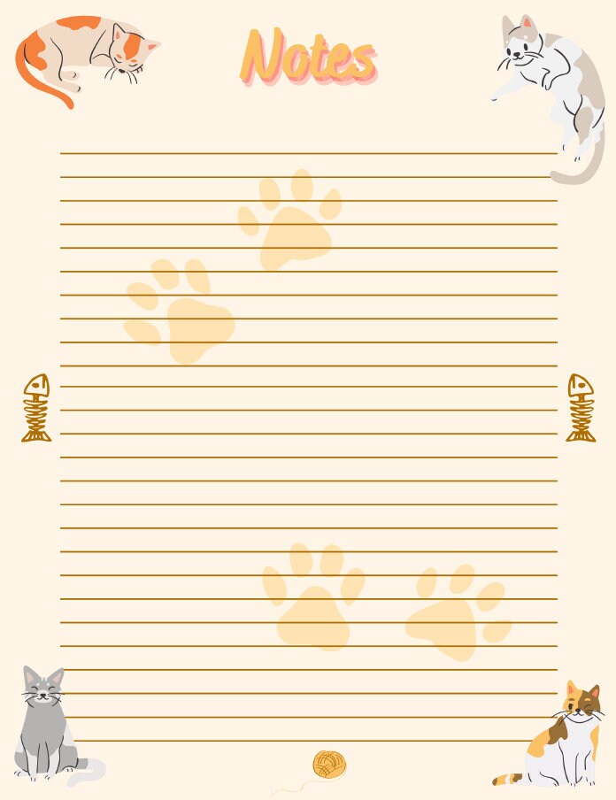 Printable Pet Paper - Etsy