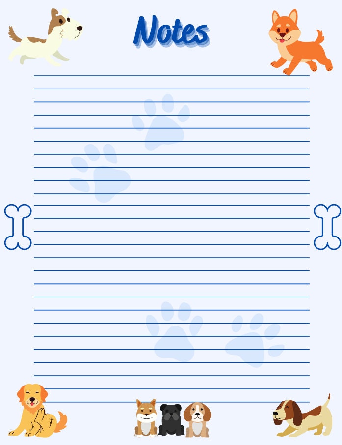 Printable Pet Paper - Etsy