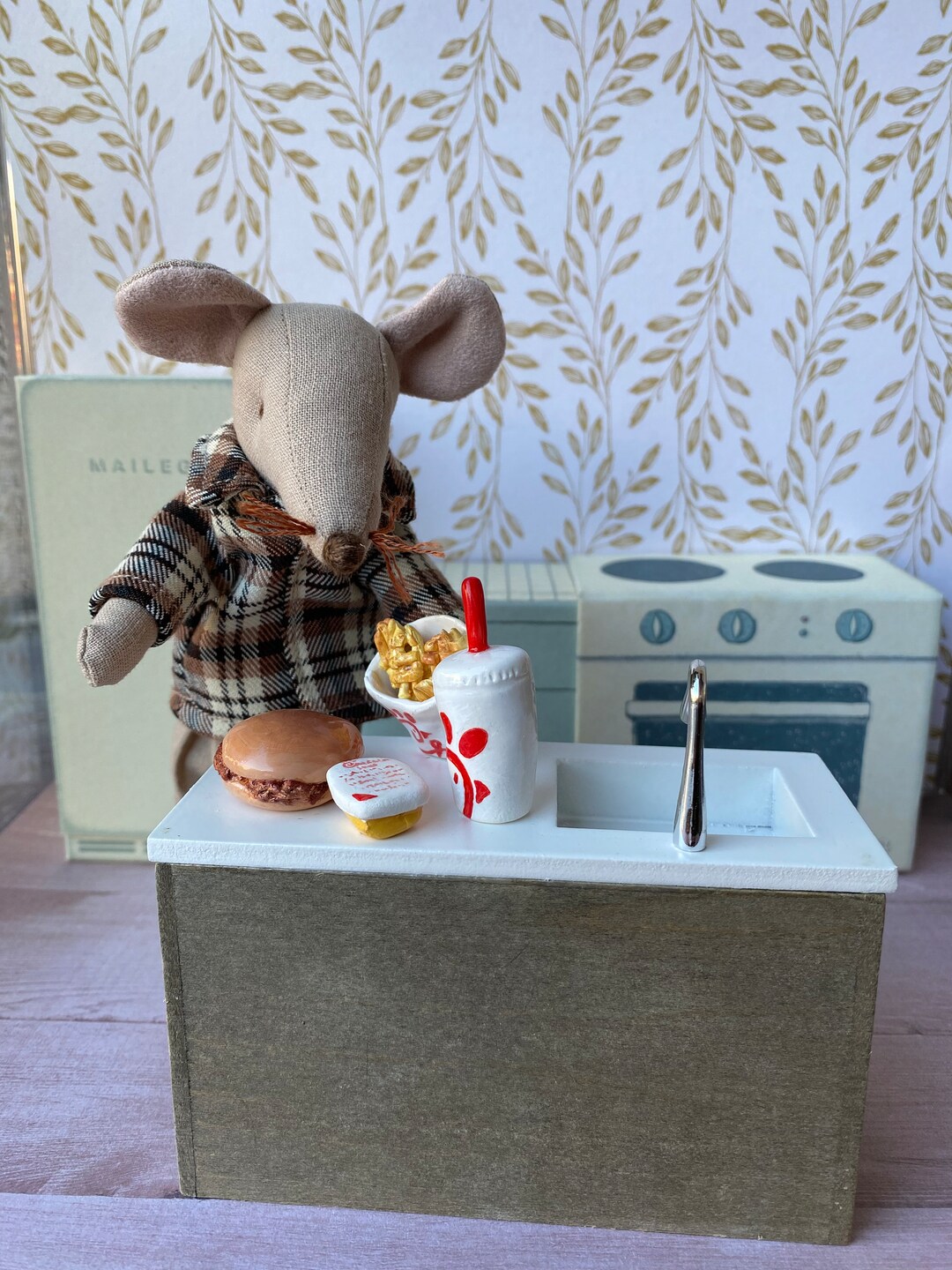 Maileg Mice Food-chic Fil a Magnetic Food for Maileg Mice - Etsy