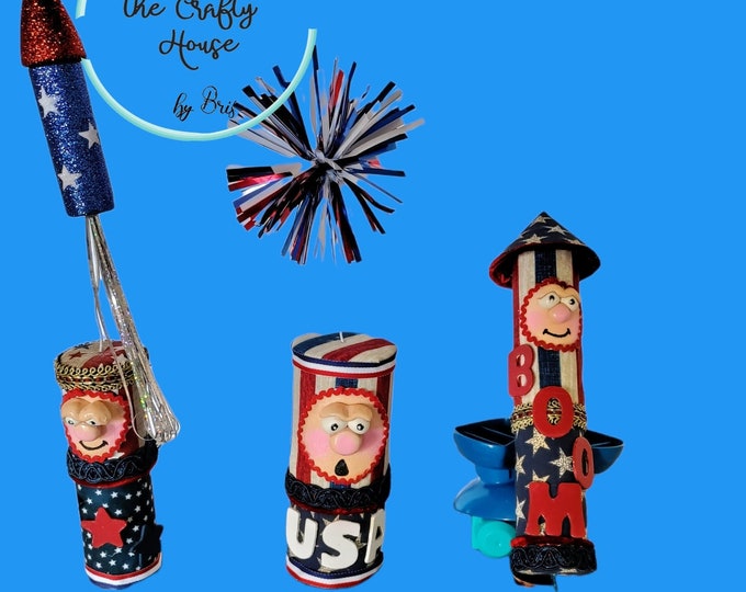 Firecracker, Centerpiece, 4th of July, Memorial Day, Patriotic, Every ...
