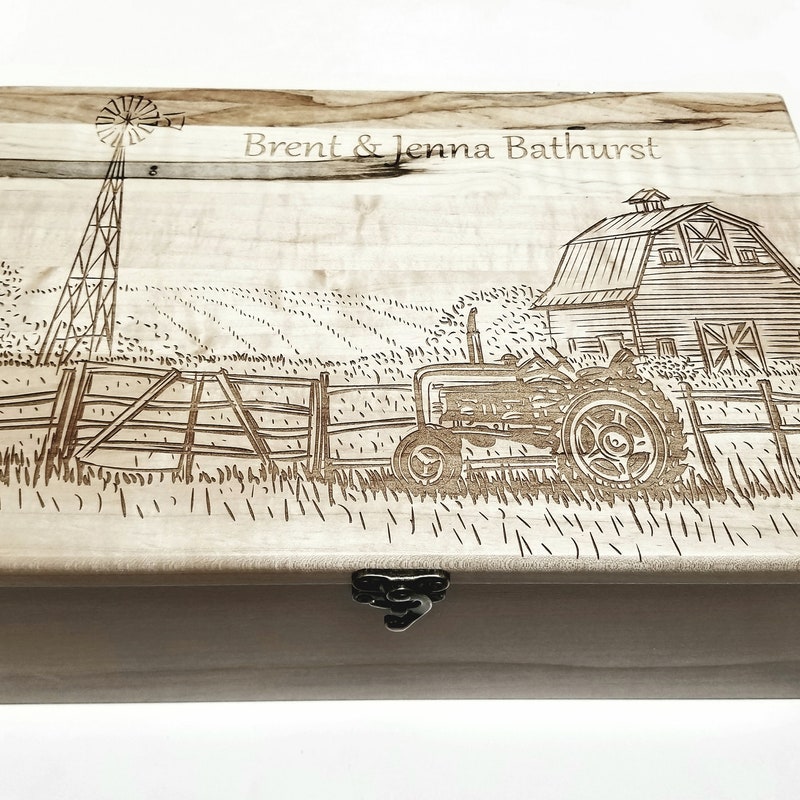 Rustic Keepsake Box - Etsy