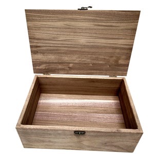 Engraver's Special: 12 Unfinished Wood Boxes 12x8x4 Choose Your Wood ...