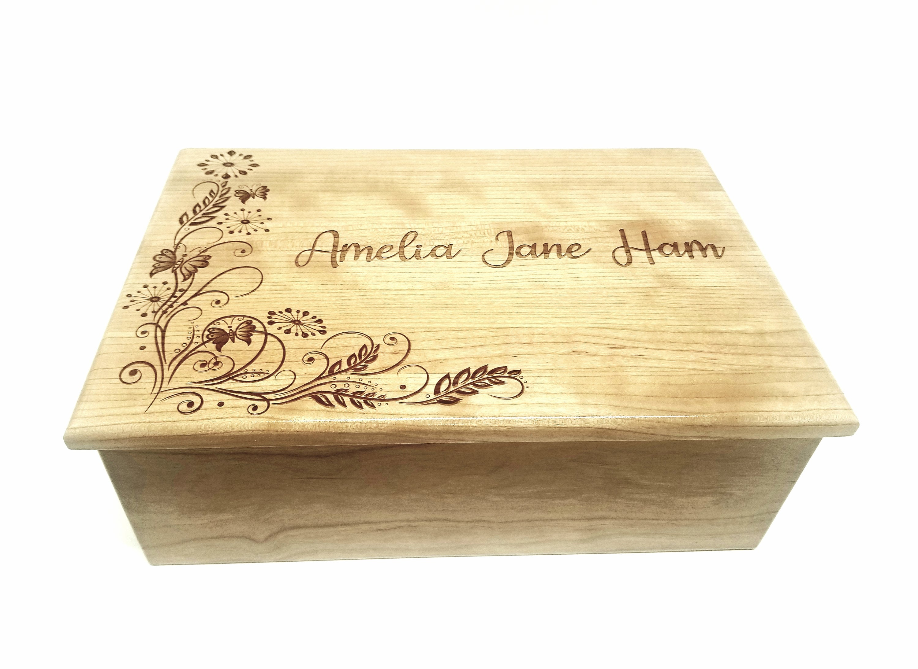 Custom Design Memory Box 12x8x4 Custom Design Memorial Box | Etsy