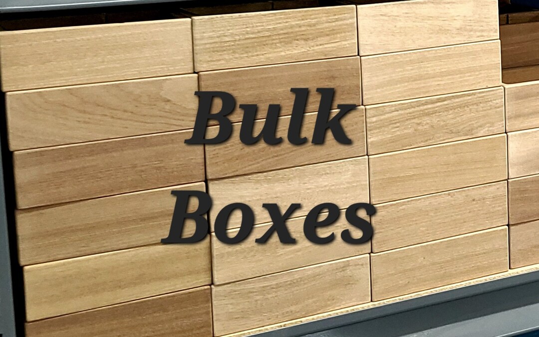 Engraver's Special: 12 Unfinished Wood Boxes 12x8x4 Choose Your Wood ...