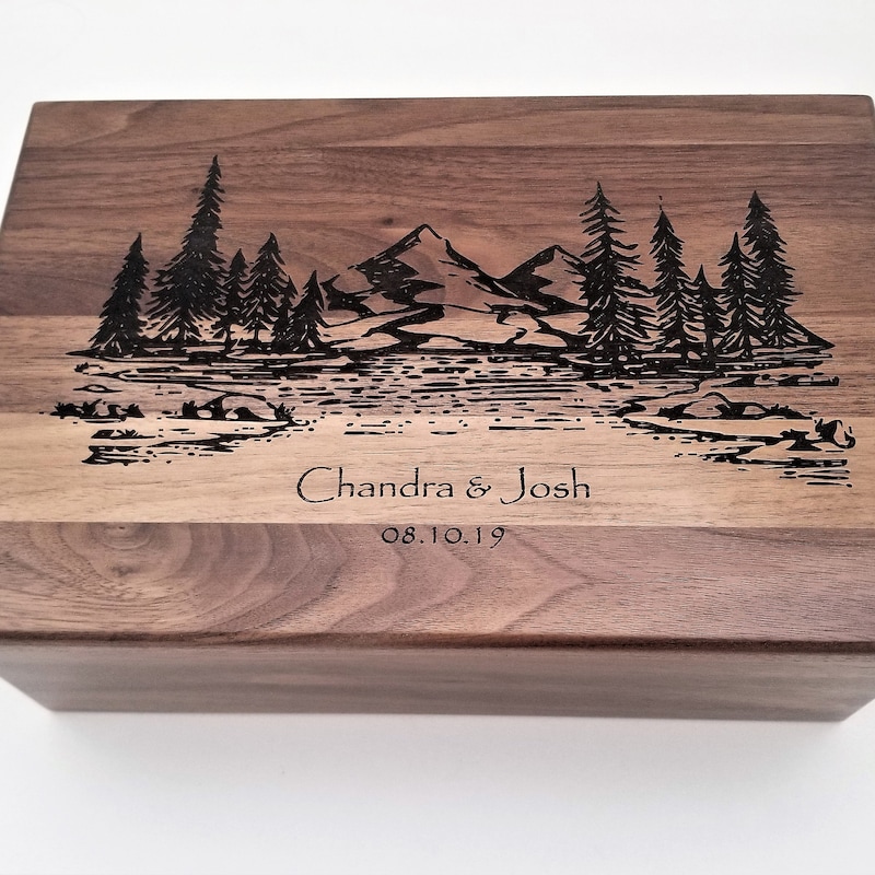 Rustic Keepsake Box - Etsy