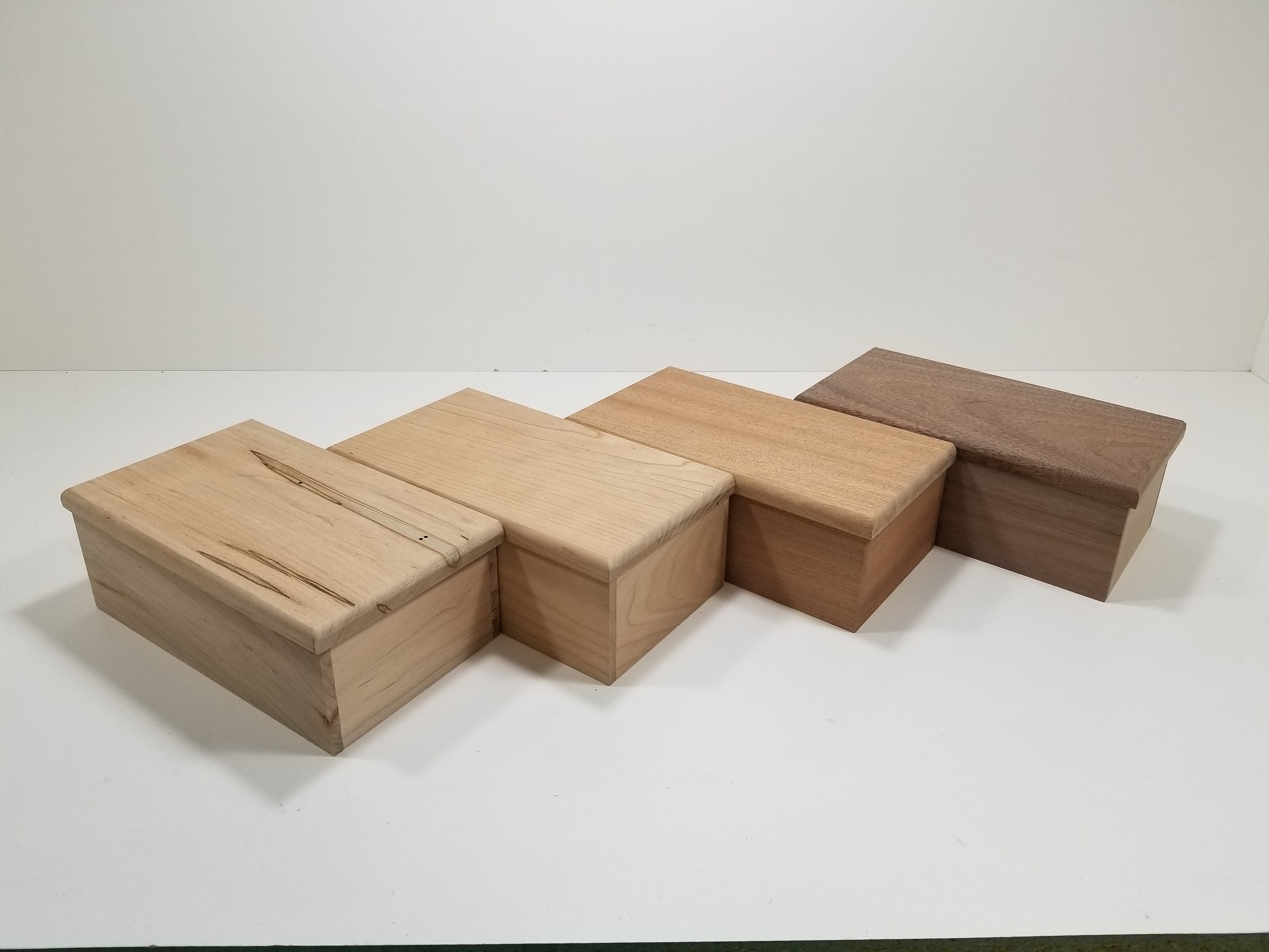 Unfinished Wood Box 8x4x3.25Unfinished Jewelry Box | Etsy