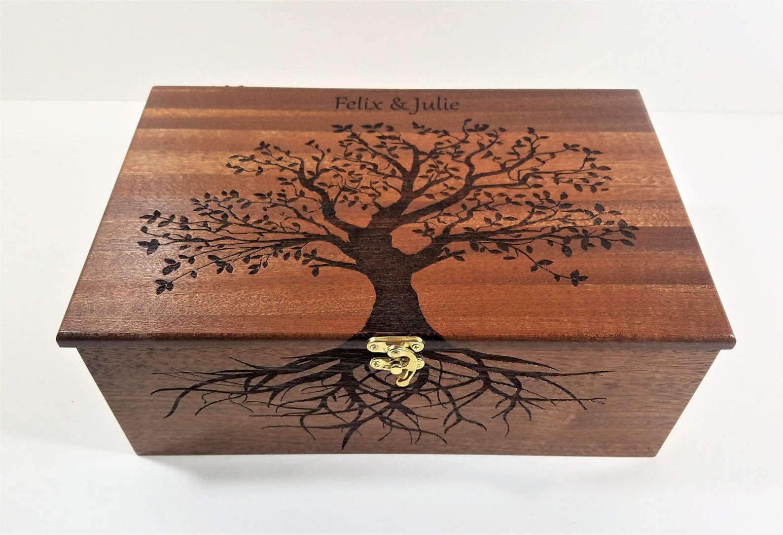 Personalized Tree of Life Memory Box 12x8x4 Custom Hand Made - Etsy