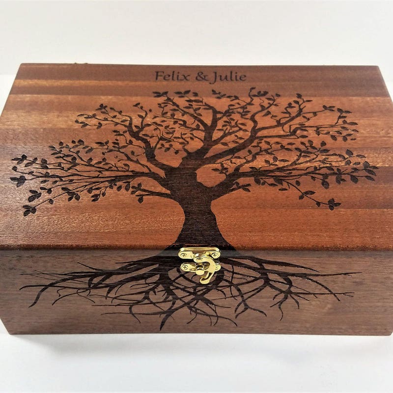 Wood Memory Card Box - Etsy