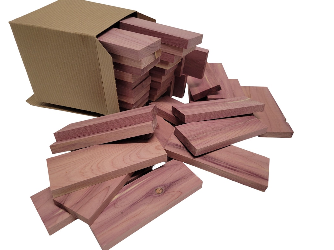 24 PCS Aromatic Cedar Planks, Cedar Block, Eastern Red Cedar - Etsy