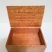 Personalized Tree Memory Box 12x8x4 Custom Hand Made Wood - Etsy